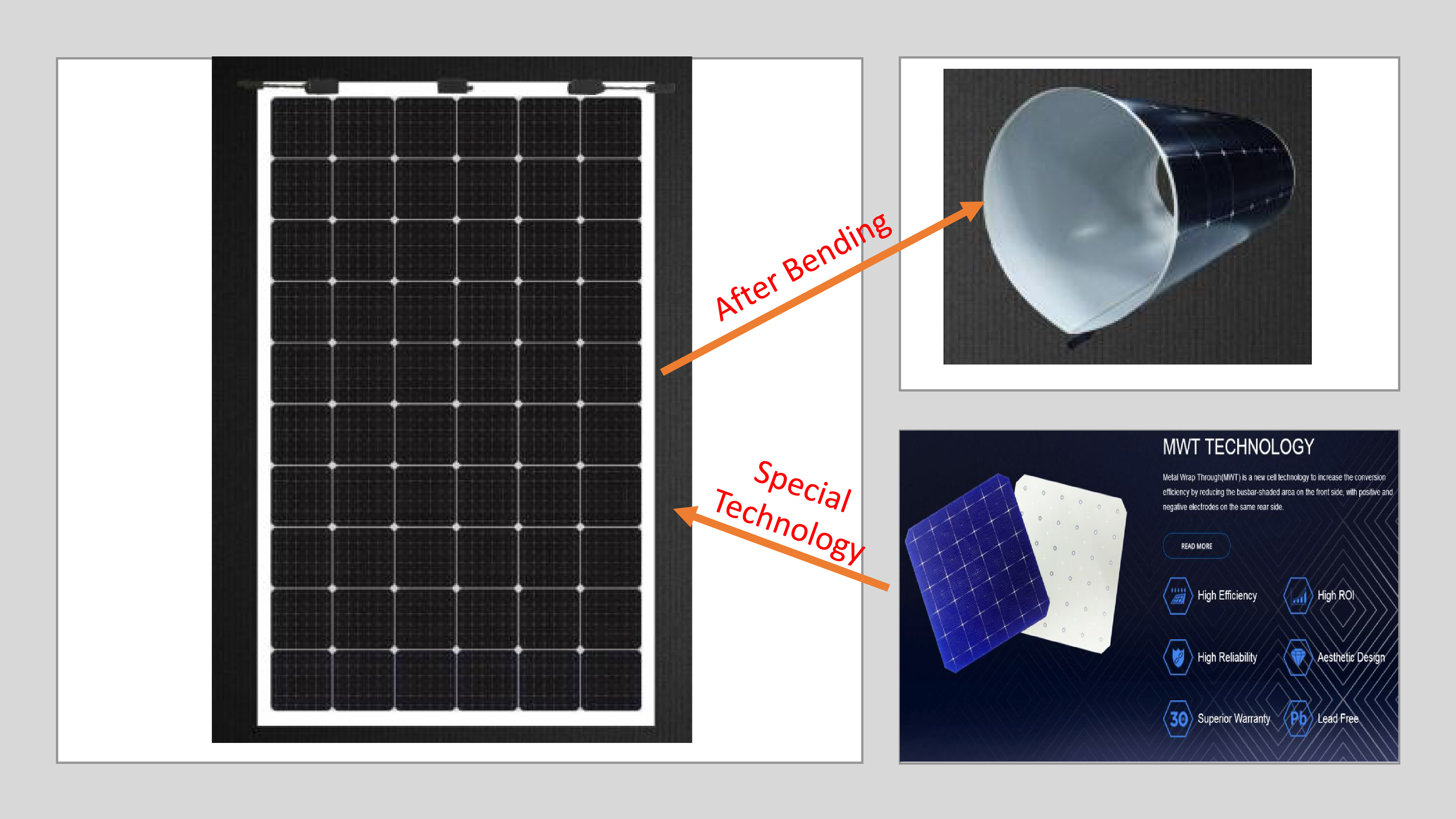 I&T Solution - Flexible PV Panel with Metal Wrap Through (MWT ...